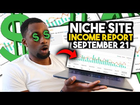 My Niche Site Income Report In September 2021 - Niche Site U